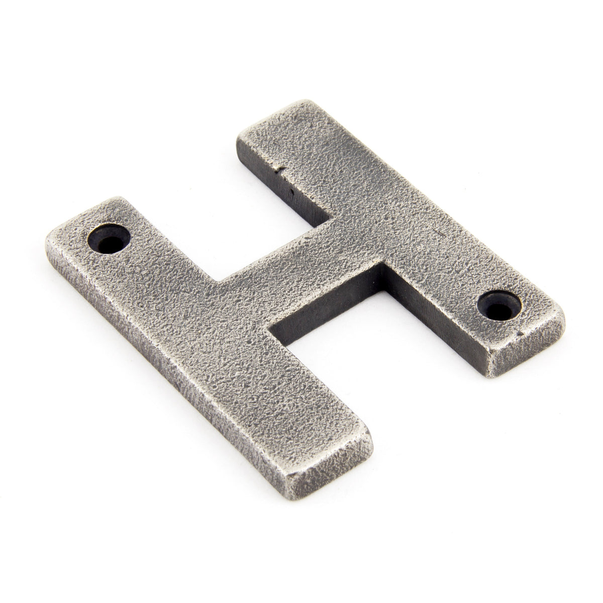 Antique Pewter Letter H | From The Anvil | Yester Home