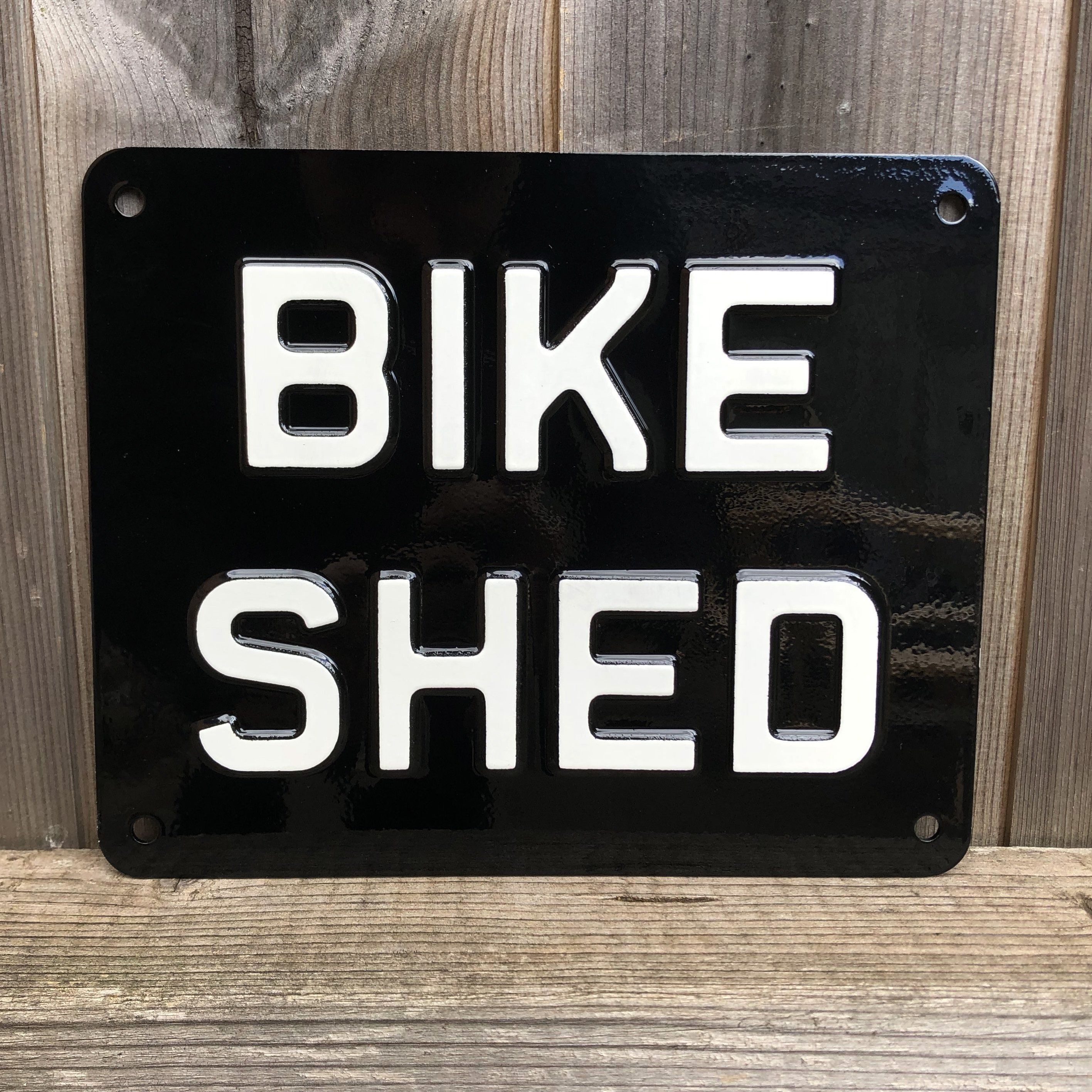 Bike Shed Sign | Yester Home
