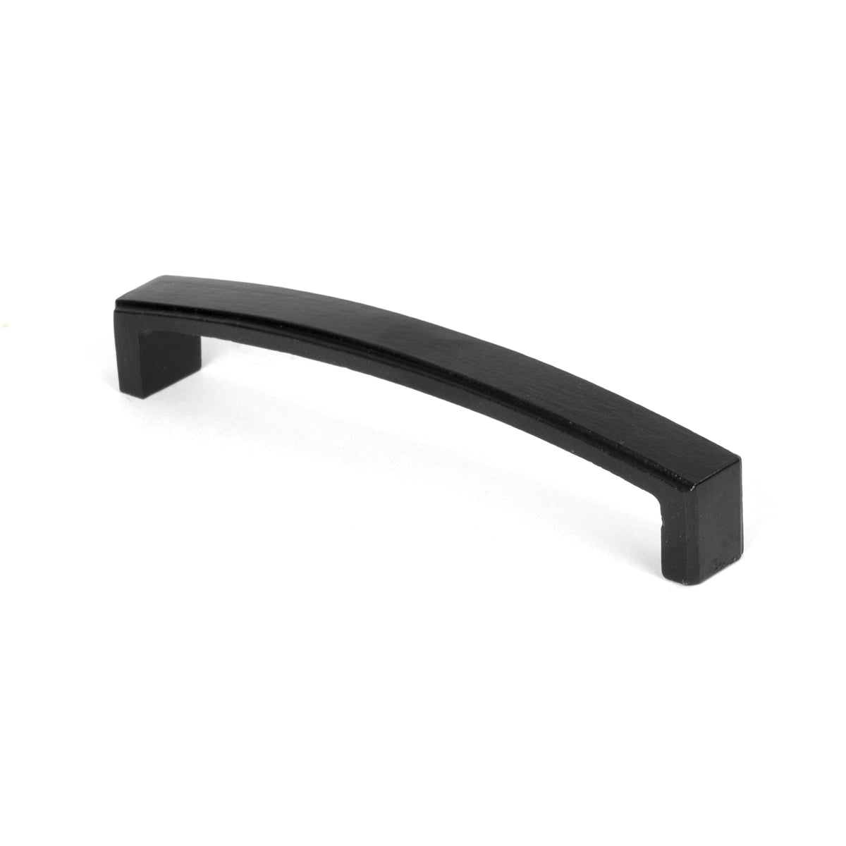 Black 5 1/2" Ribbed Pull Handle | From The Anvil | Yester Home