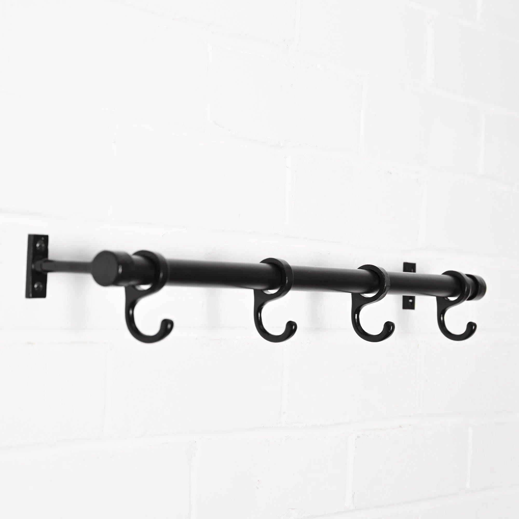 Black Iron Hanging Rail | Yester Home
