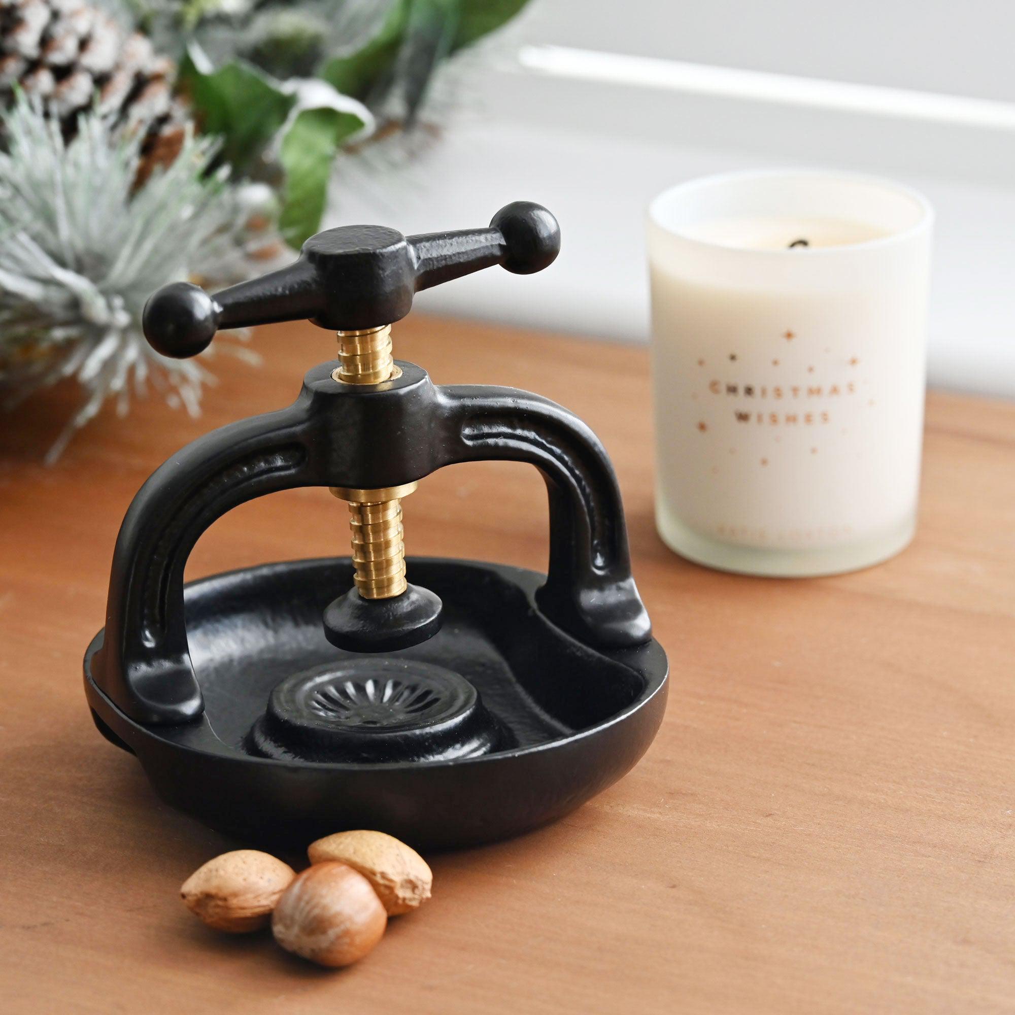 Cast Iron Nutcracker with Bowl Catcher | Yester Home