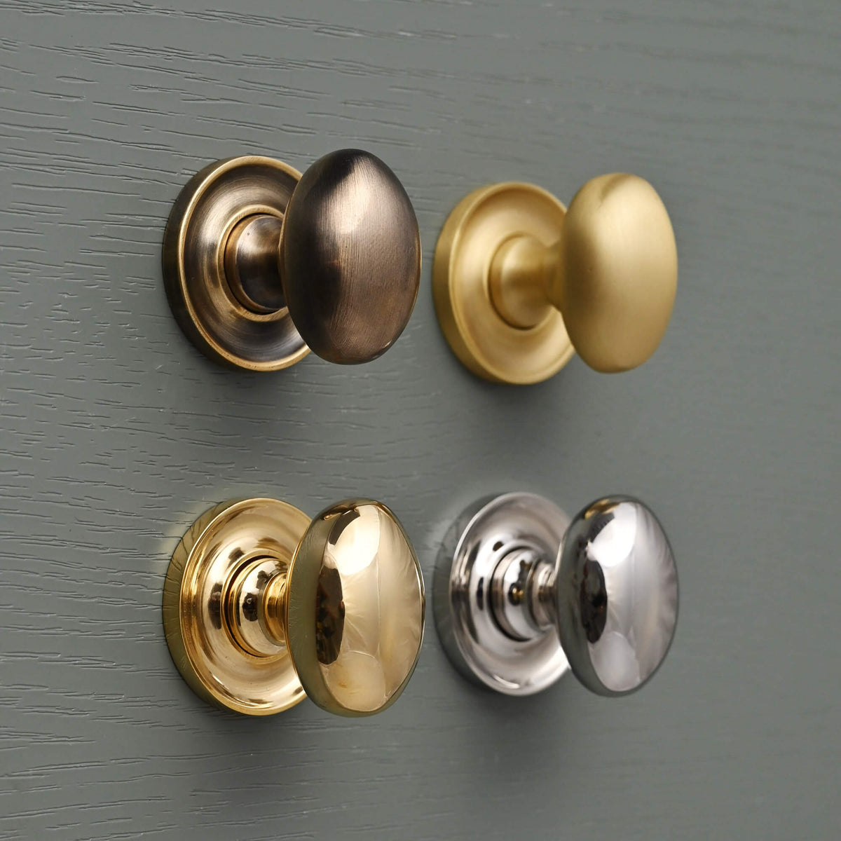 Classic Brass Oval Cupboard Knob – Yester Home