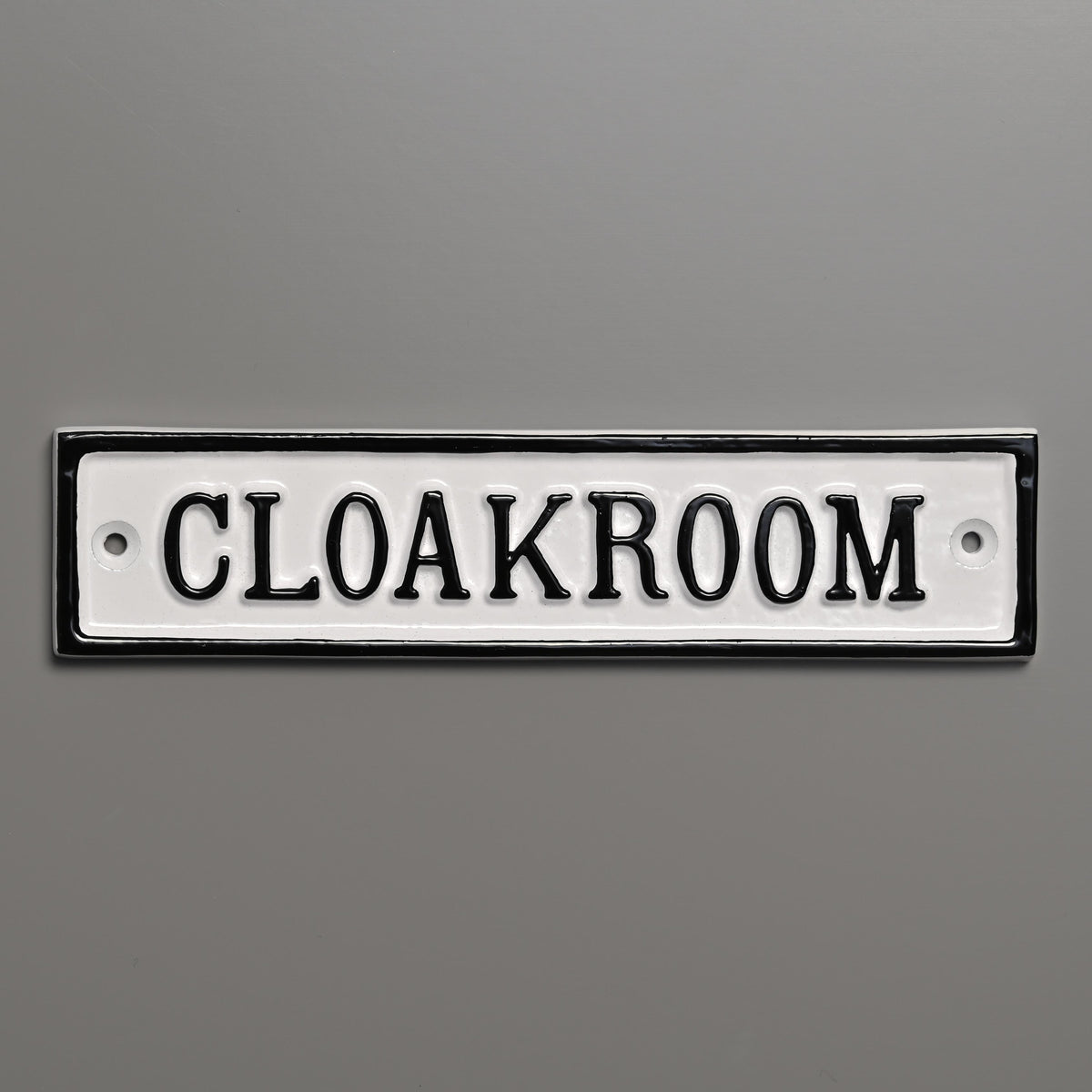 Cloakroom Door Sign | Yester Home
