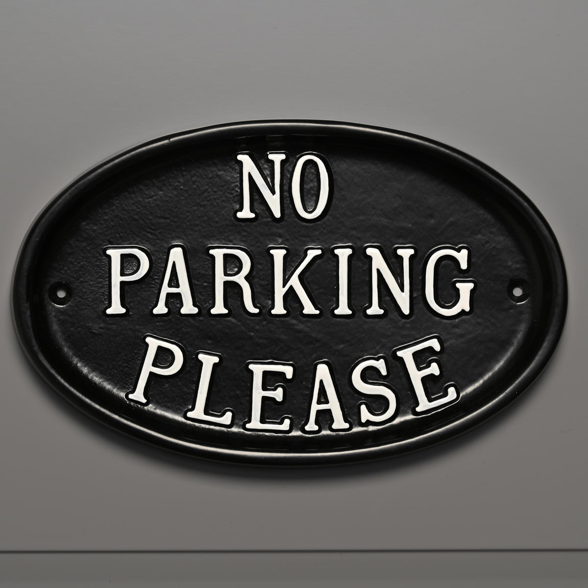 'No Parking Please' Sign Large Oval | Yester Home