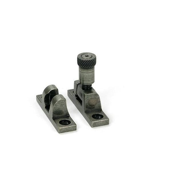 Pewter Brompton Brighton Fastener - Narrow (Square) | Yester Home