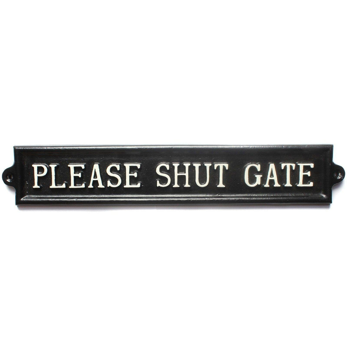 Please Shut Gate Sign · Large · | Yester Home