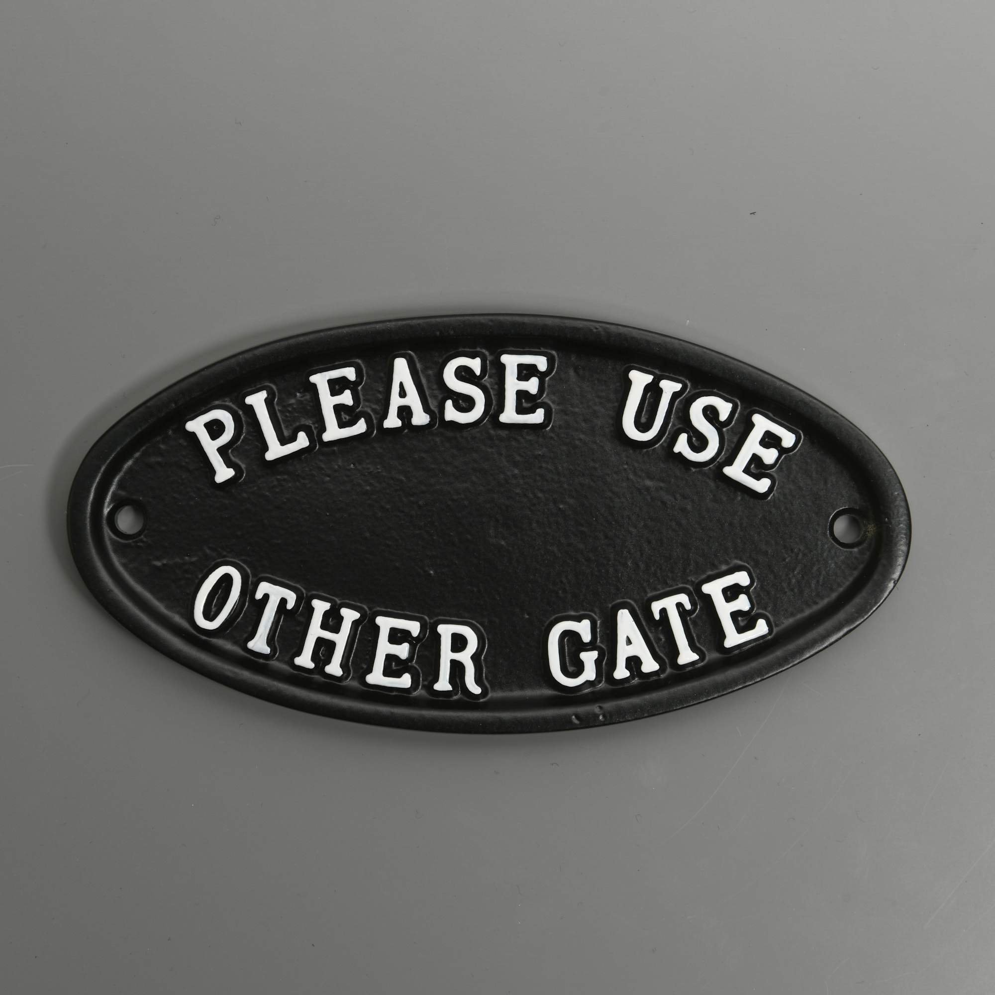 Please Use Other Gate Sign | Yester Home