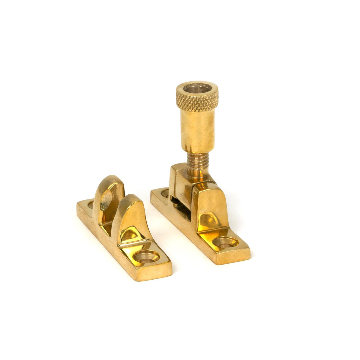 Polished Brass Brompton Brighton Fastener - Narrow (Square) | From The ...
