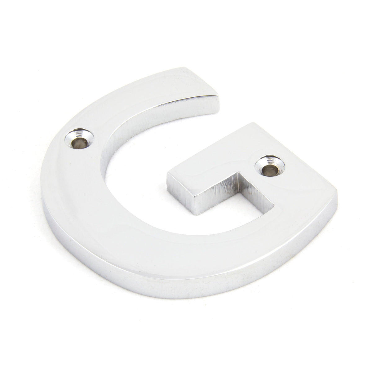 Polished Chrome Letter G | From The Anvil | Yester Home