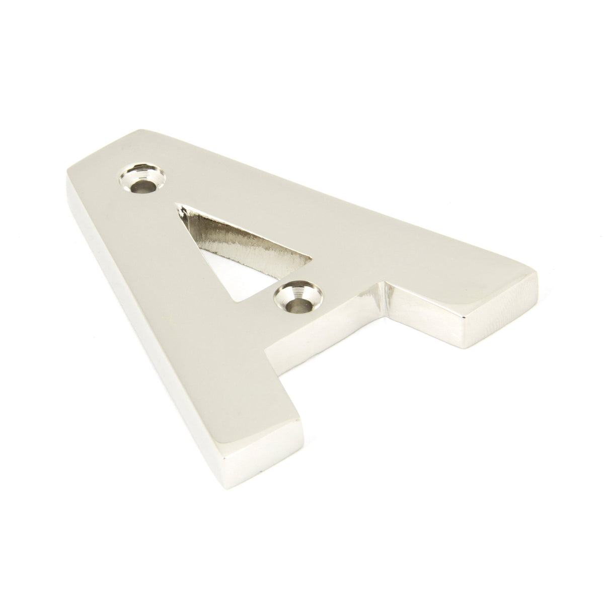 Polished Nickel Letter A | From The Anvil | Yester Home