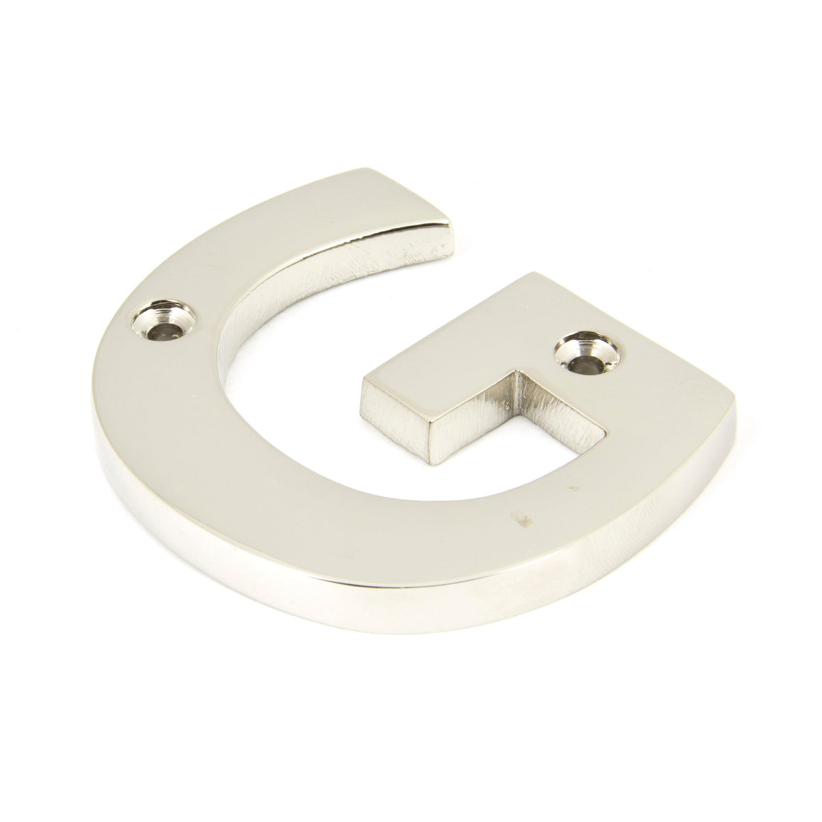 Polished Nickel Letter G | From The Anvil | Yester Home