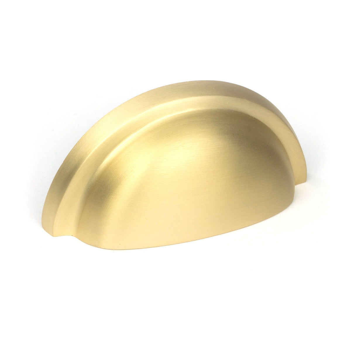 Satin Brass Regency Concealed Drawer Pull | From The Anvil | Yester Home