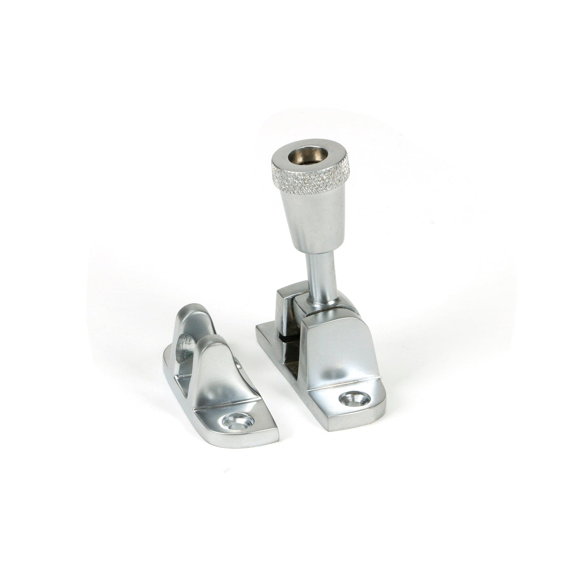 Satin Chrome Brompton Brighton Fastener (Radiused) | From The Anvil ...