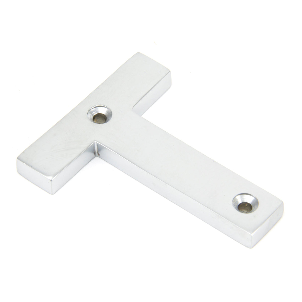 Satin Chrome Letter T | From The Anvil | Yester Home