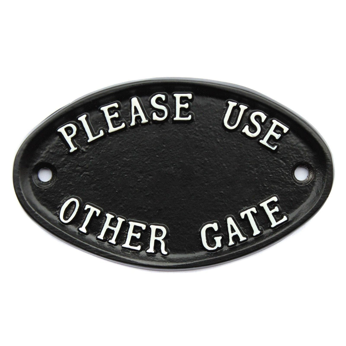 Small Please Use Other Gate Sign – Yester Home