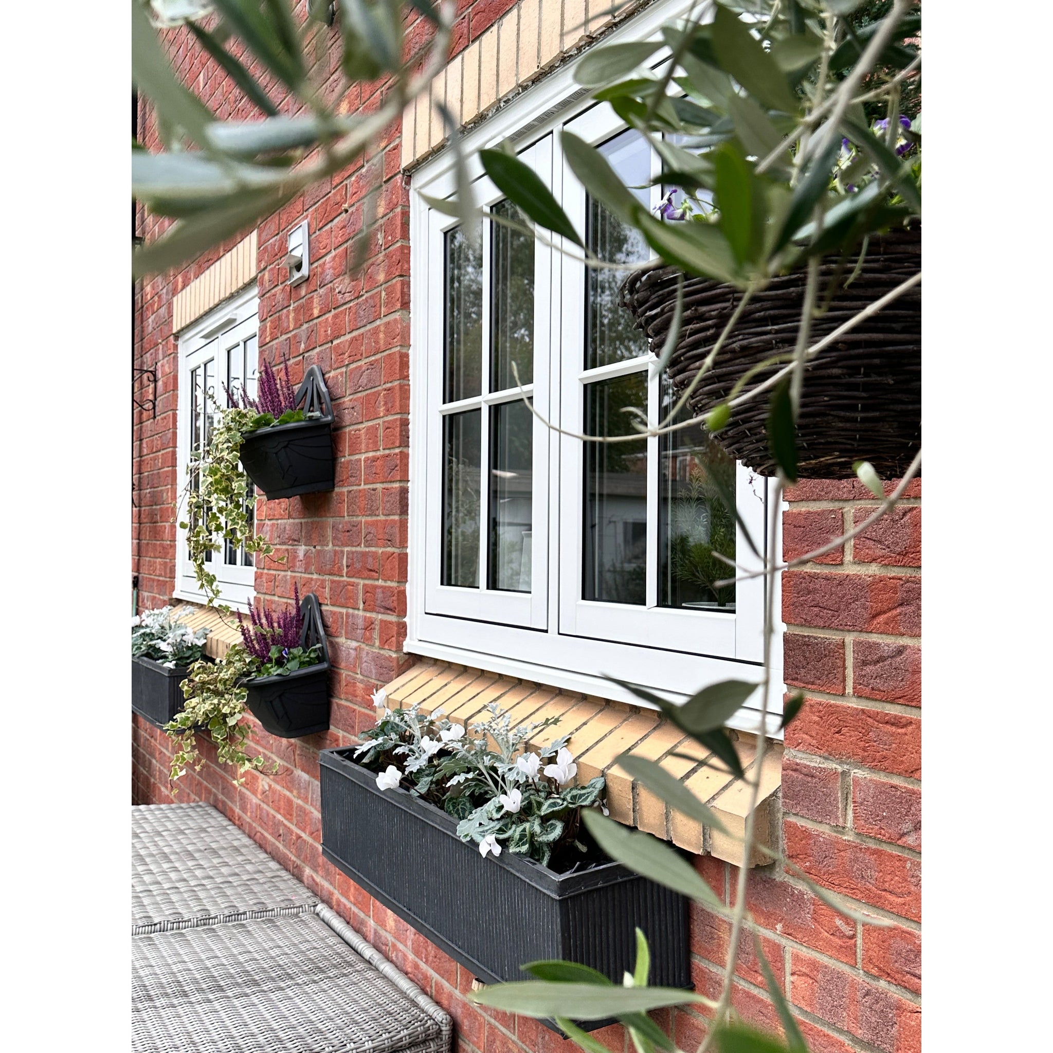 Black Iron Window Boxes