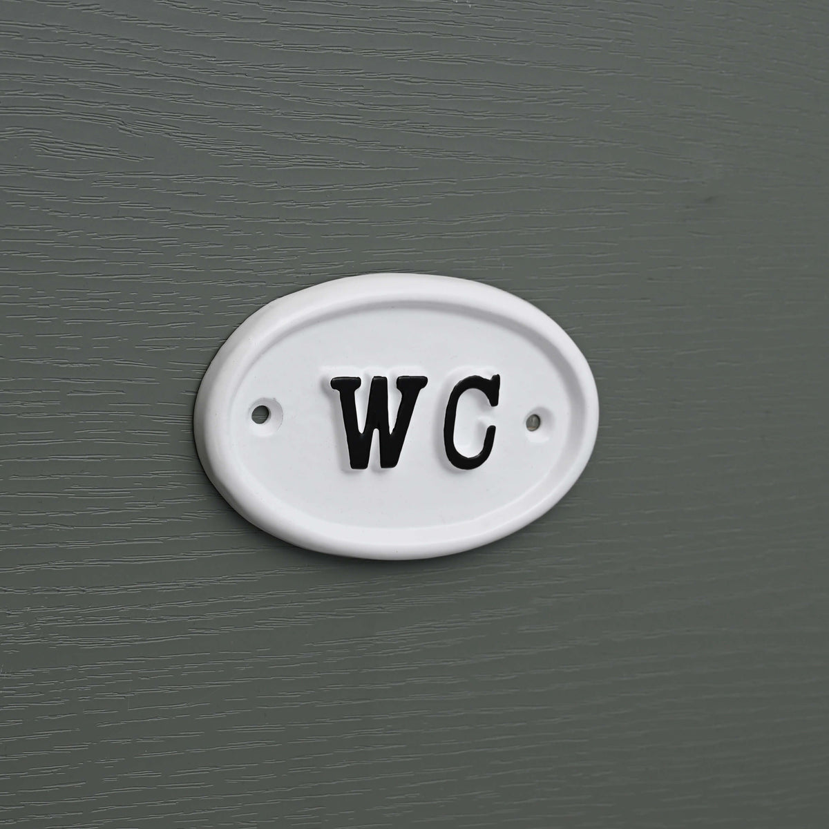 WC Toilet Sign · White · | Yester Home
